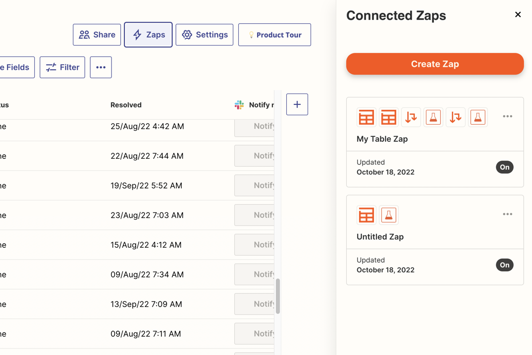 Trigger and continue Zaps from records – Zapier