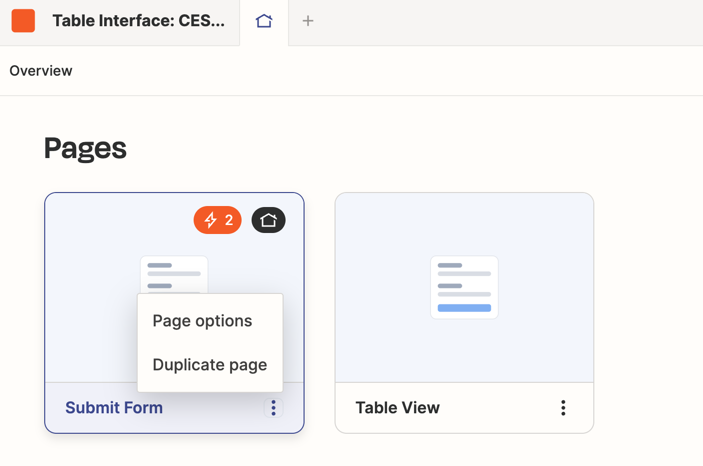 Manage pages and components on Zapier Interfaces – Zapier